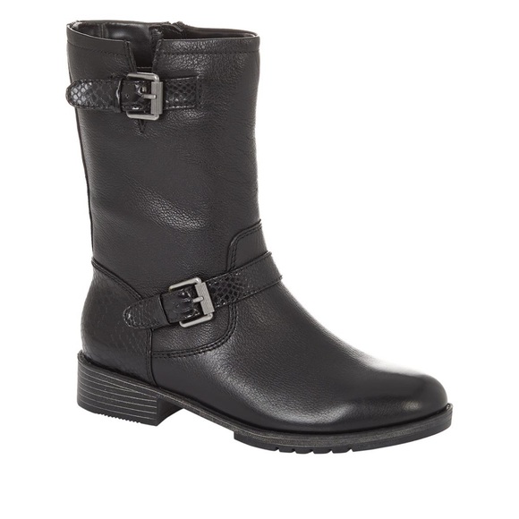 Naturalizer | Shoes | Womens Naturalizer Black Leather Genna Mid Calf ...
